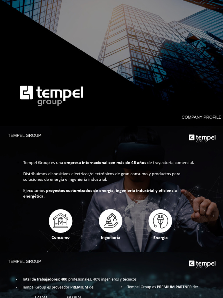 Tempel Group: Soluciones Energéticas y Electrónicas | PDF | Batería de ...