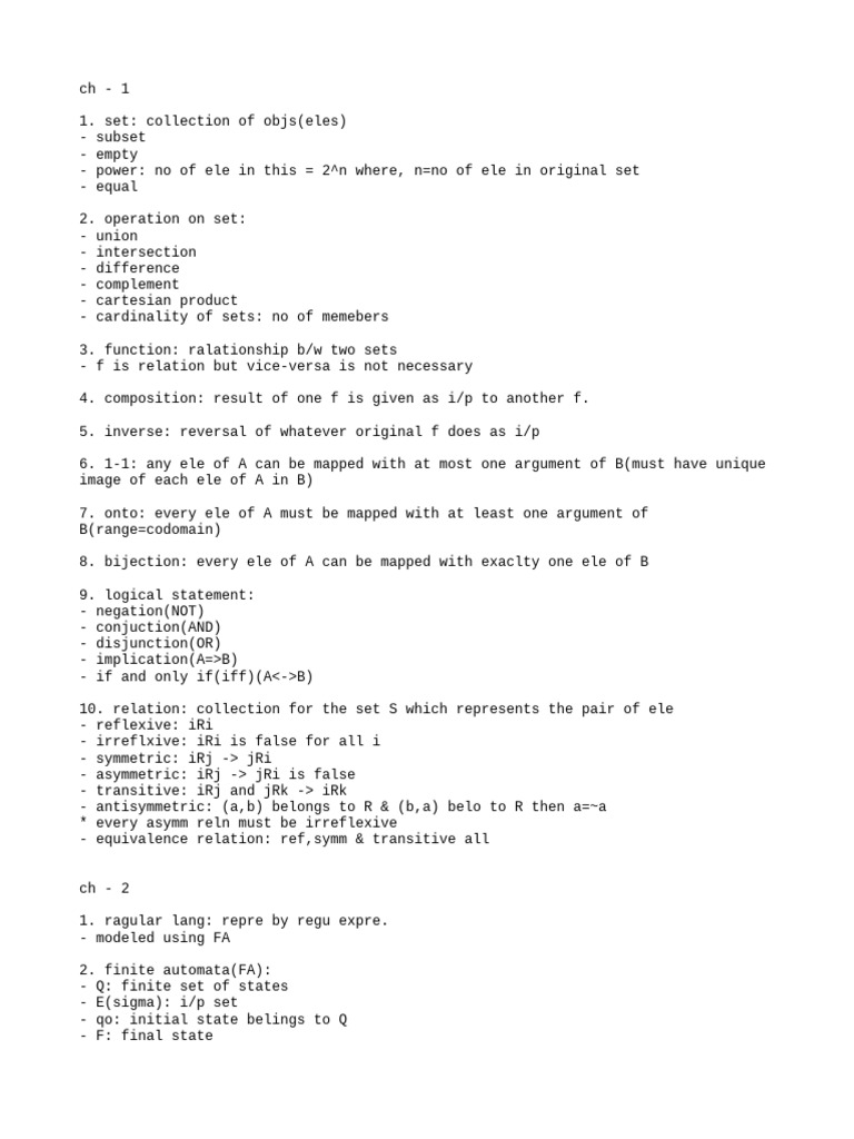 TOC notes | PDF | Computational Complexity Theory | Applied Mathematics