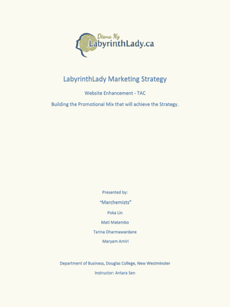 Assignment 2 - TAC - Building The Promotional Mix That Will Achieve The ...