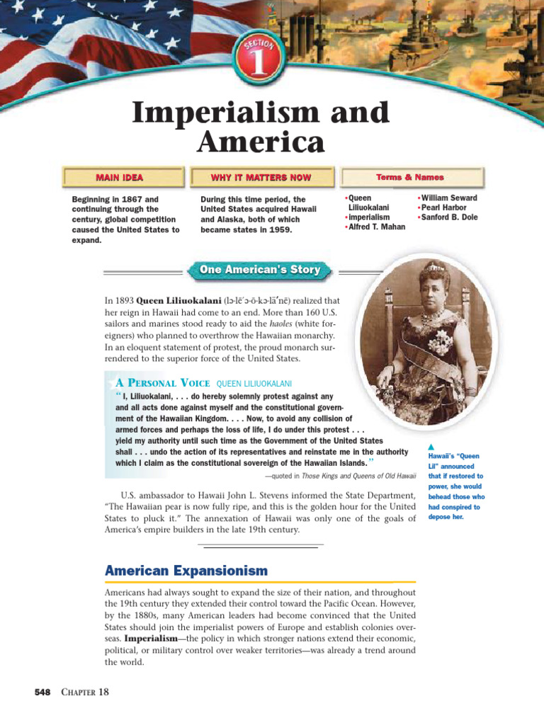 American Imperialism: Hawaii's Annexation | PDF | Hawaii | Cuba