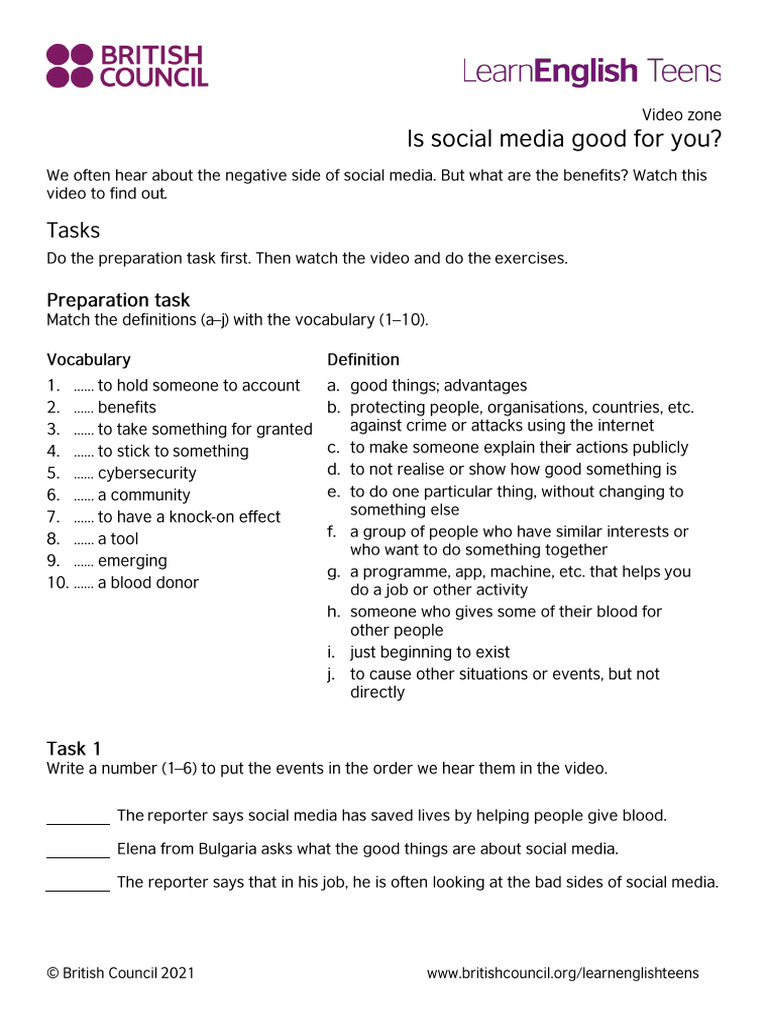 Is Social Media Good For You | PDF