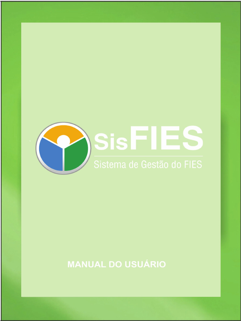 Manual do Usuário do SisFIES | PDF | Windows Vista | Informática