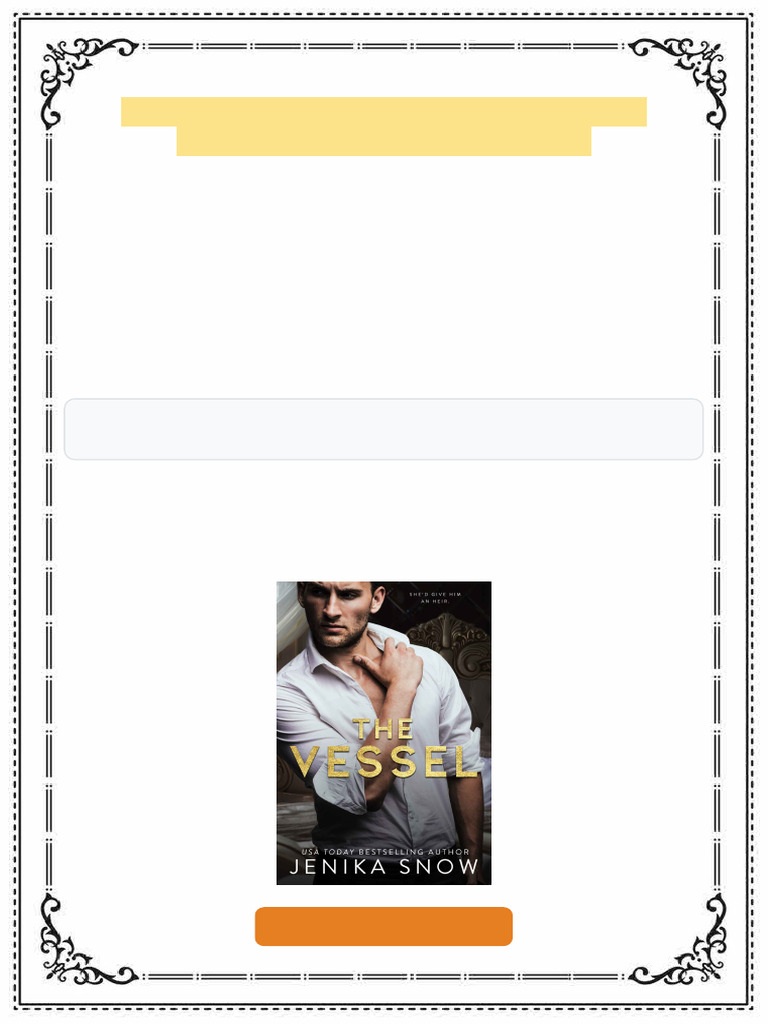 The Vessel 1st Edition Jenika Snow eBook long edition | PDF