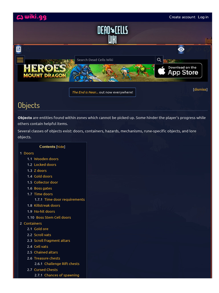 Deadcells Wiki GG Wiki Objects... | PDF | Elevator