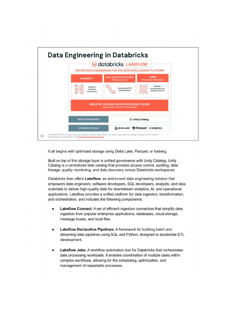 Databricks 1st Course | PDF