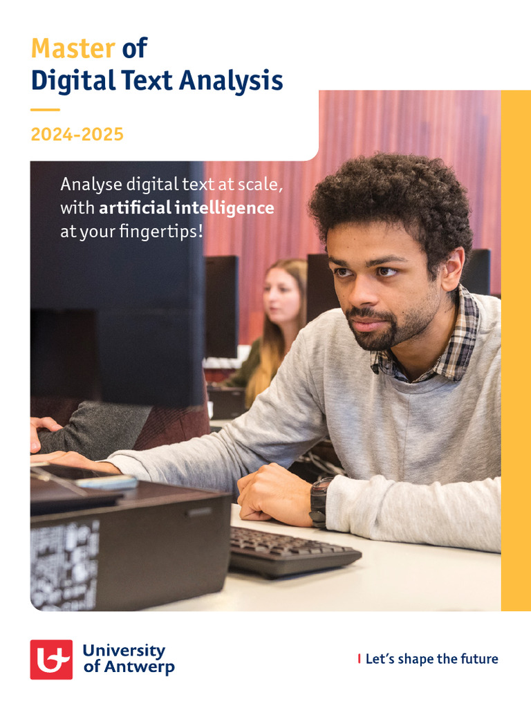 Digital Text Analysis UAntwerp | PDF | Academic Degree | Bachelor's Degree