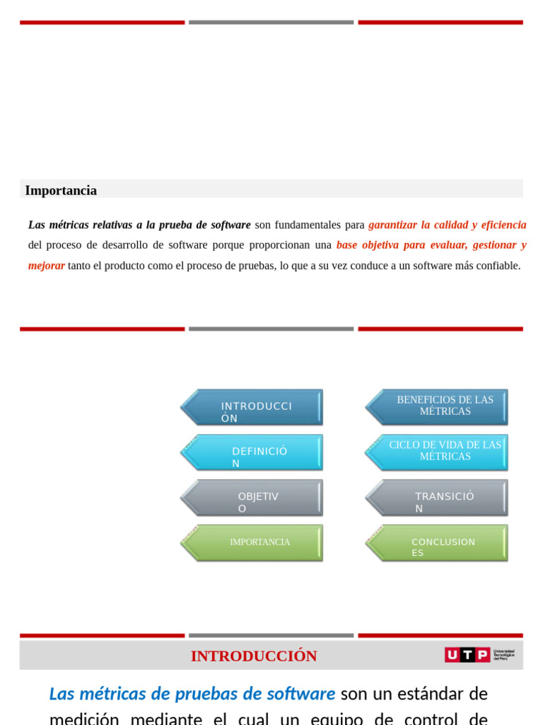 Importancia: Las Métricas Relativas A La Prueba de Software | PDF ...