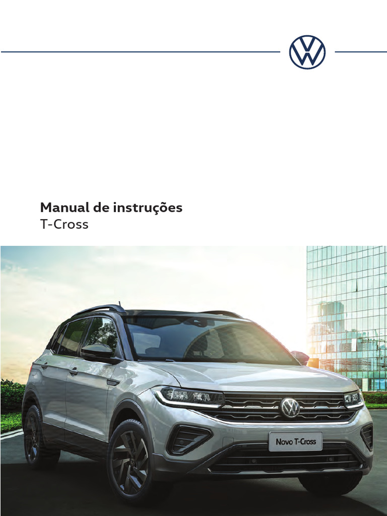 Manual do Volkswagen T-Cross: Instruções Essenciais | PDF | Airbag | Brasil