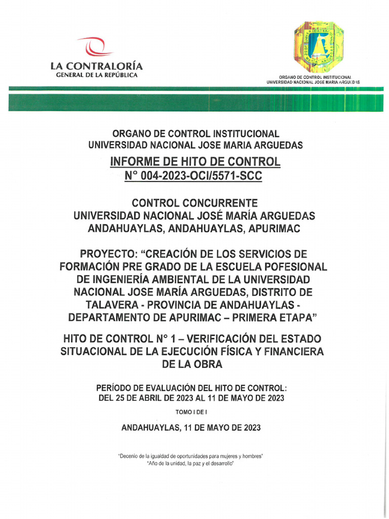 Hito de Control 1 | PDF