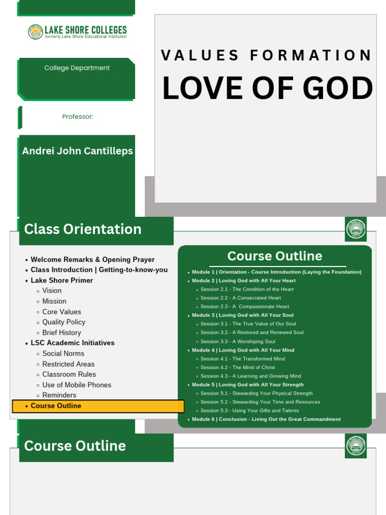 Course on Loving God and Values | PDF | Eternal Life (Christianity ...