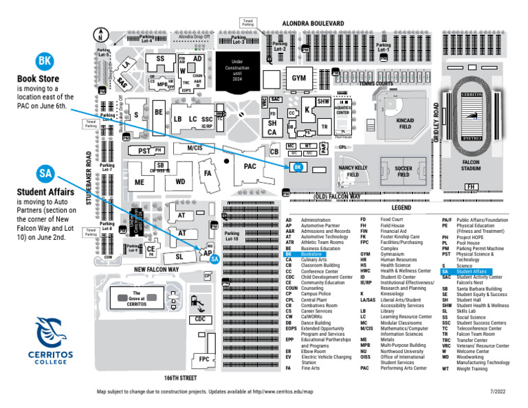 Cerritos College Map | PDF