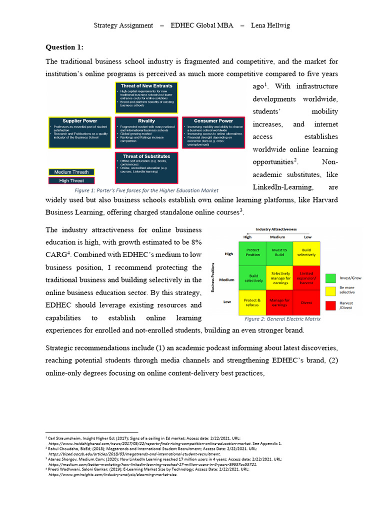Strategy Assignment | PDF | Educational Technology | Economies