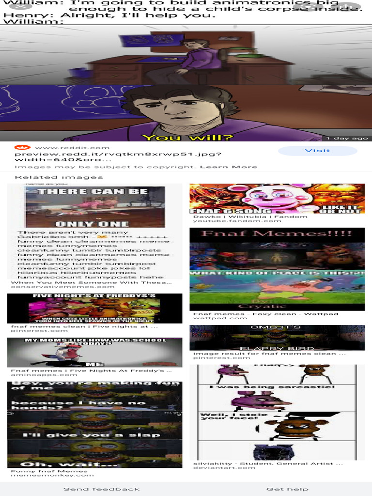 Fnaf Memes Clean - Google Search 3 | PDF