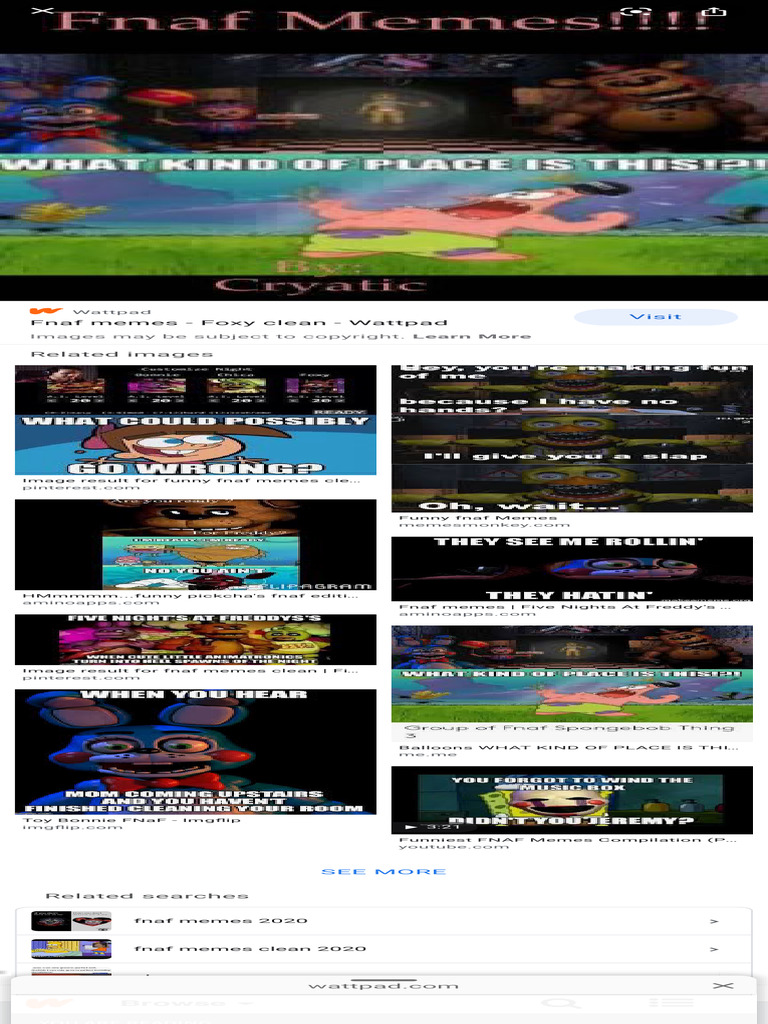 Fnaf Memes Clean - Google Search 5 | PDF