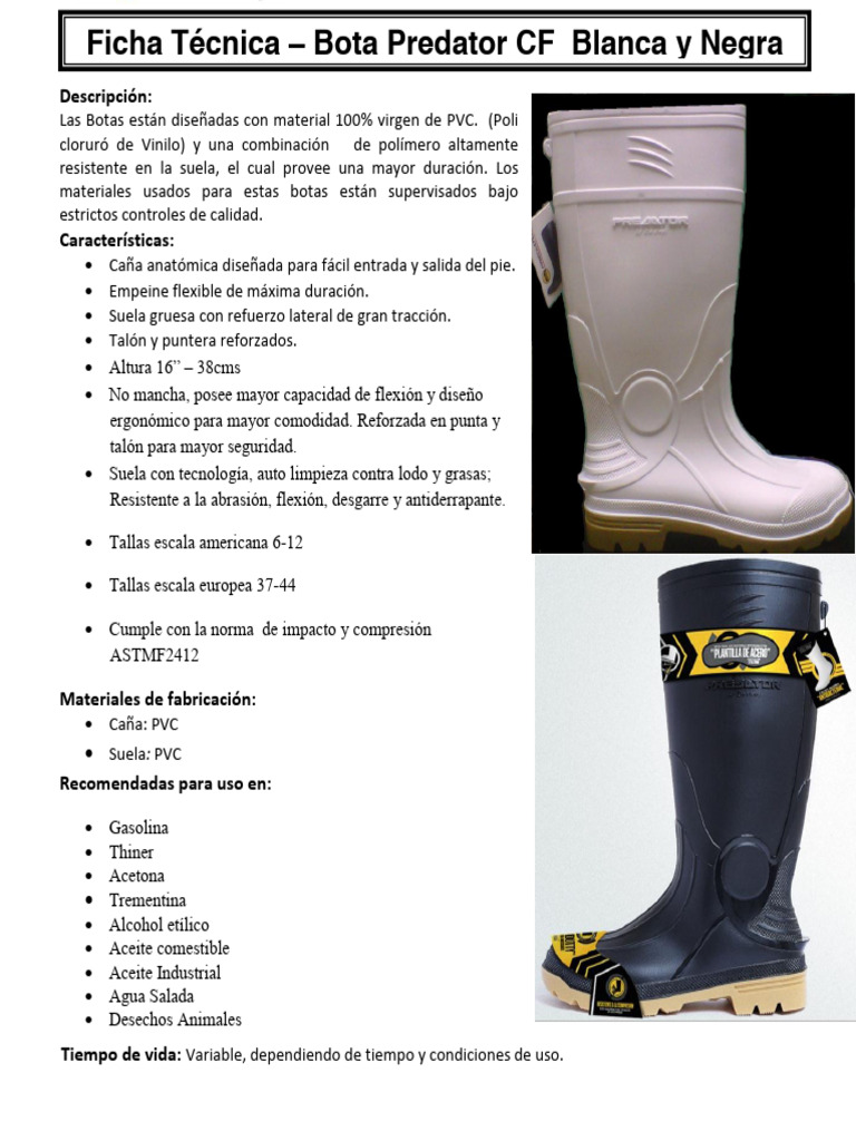 Predator Negra y Blanca | PDF