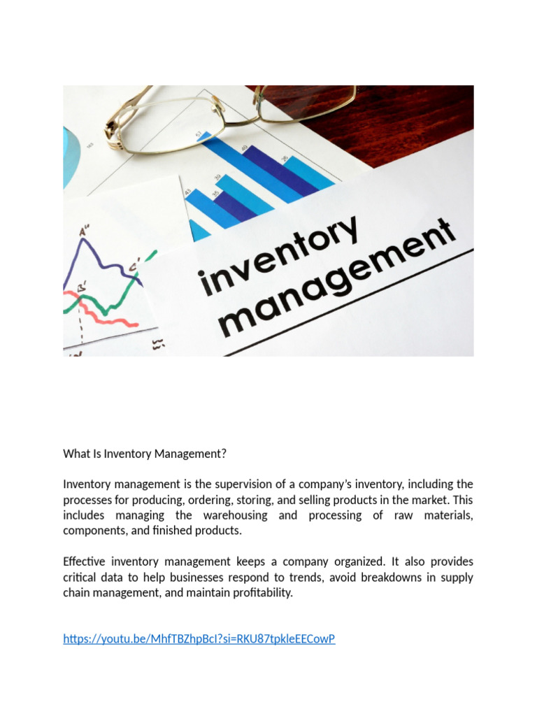 Inventory Management | PDF | Inventory | Production And Manufacturing