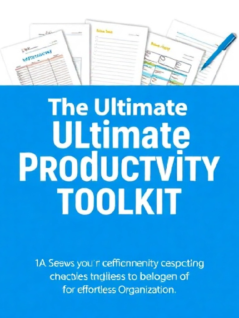 Ultimate Productivity Toolkit Guide | PDF | Goal | Mindset