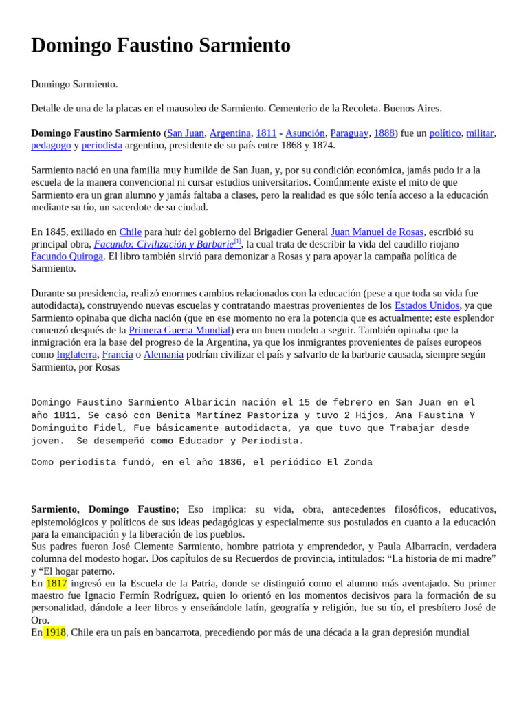 Sarmiento | PDF | Escuelas