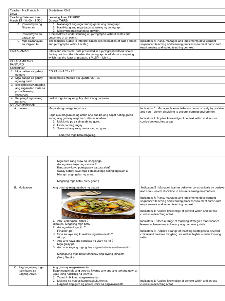 Cot 4th Quarter Math. | PDF