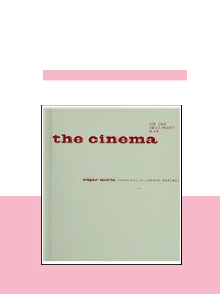 The Cinema Or The Imaginary Man Edgar Morin pdf available | PDF | Invention