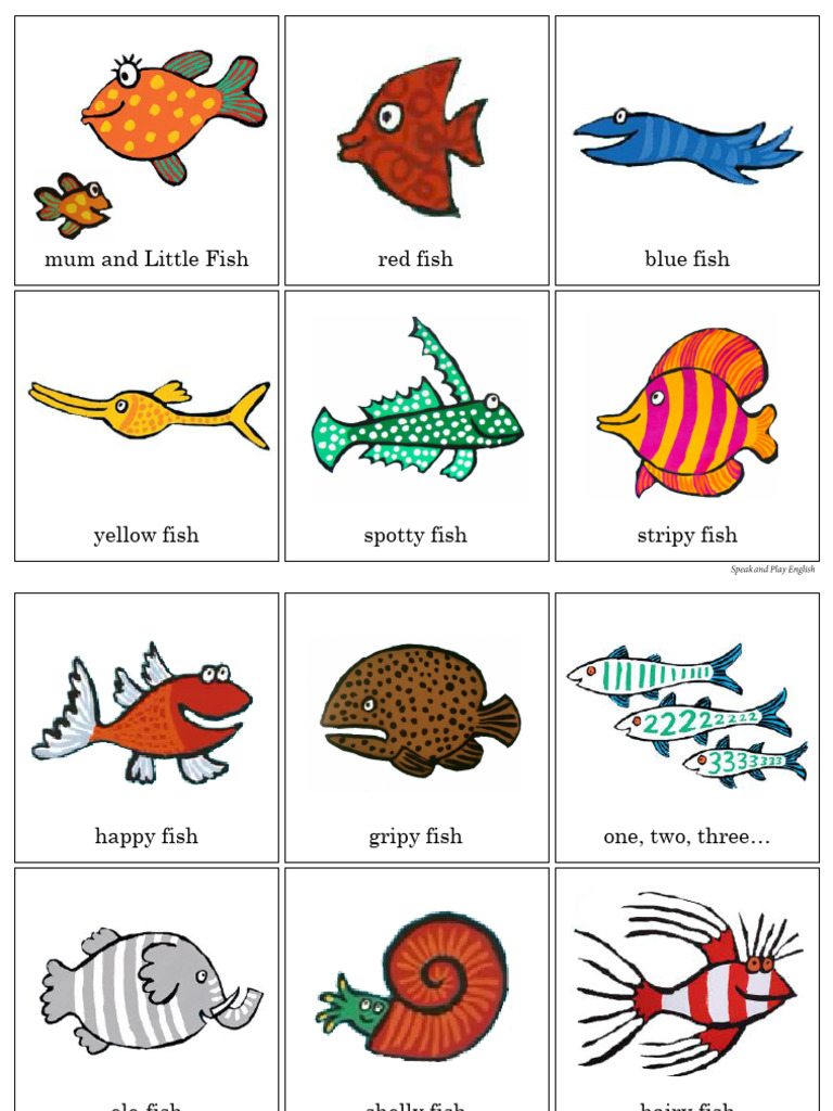 Hooray For Fish Memory Game | PDF