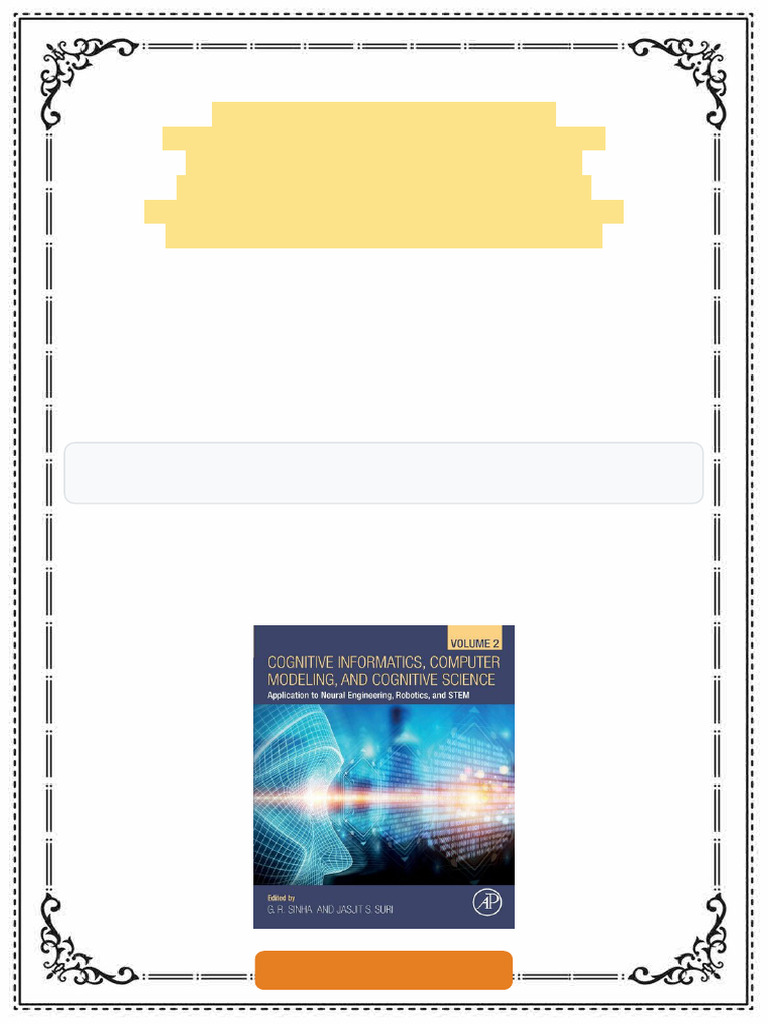 Cognitive Informatics, Computer Modelling, and Cognitive Science ...