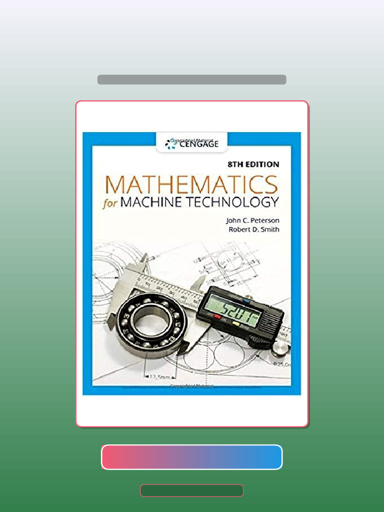 Test Bank for Mathematics for Machine Technology 8th Edition | PDF ...
