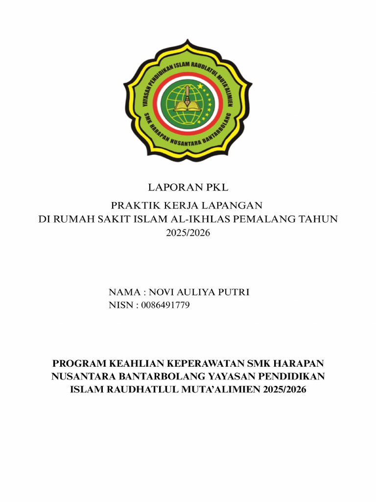 Laporan PKL Rsi Novi Auliya Putri | PDF