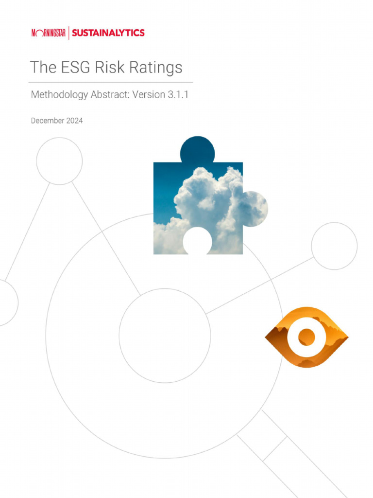 ESG Risk Ratings Methodology Abstract-Morningstar | PDF | Risk | Governance