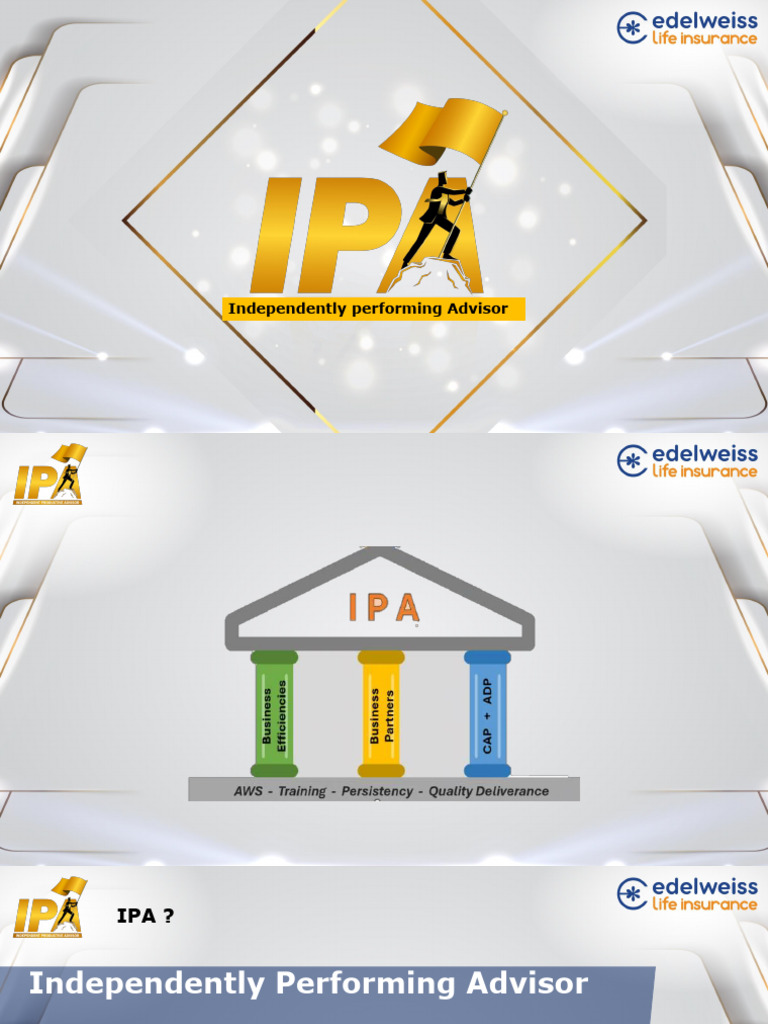 IPA Launch PPT For Field | PDF