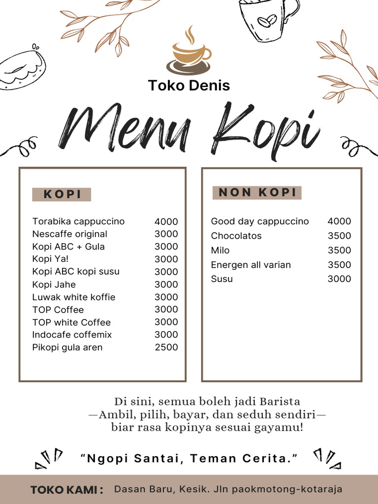 Cokelat Dan Hitam Minimalis Daftar Menu Kedai Kopi_20251108_155331_0000 ...