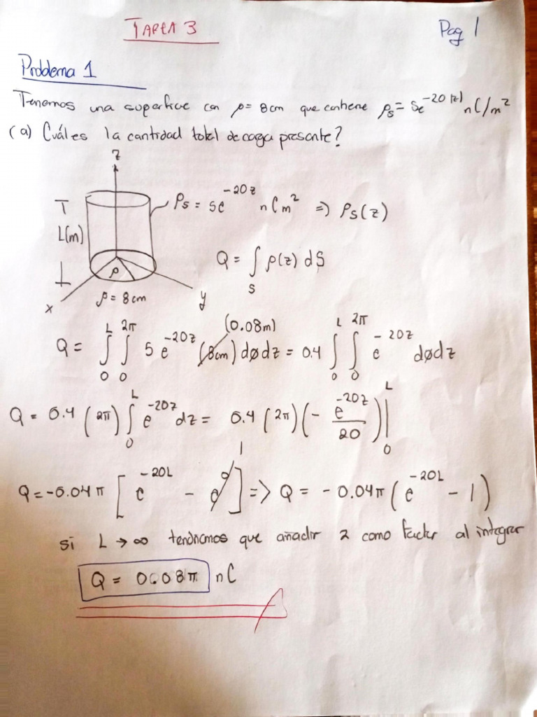 Tarea 3 Ley de Gauss - LERC | PDF