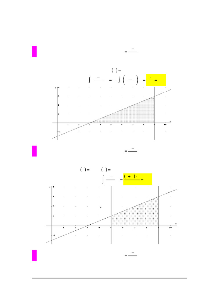 Ejercicios de Cálculo de Áreas por Integración | PDF | Integral ...