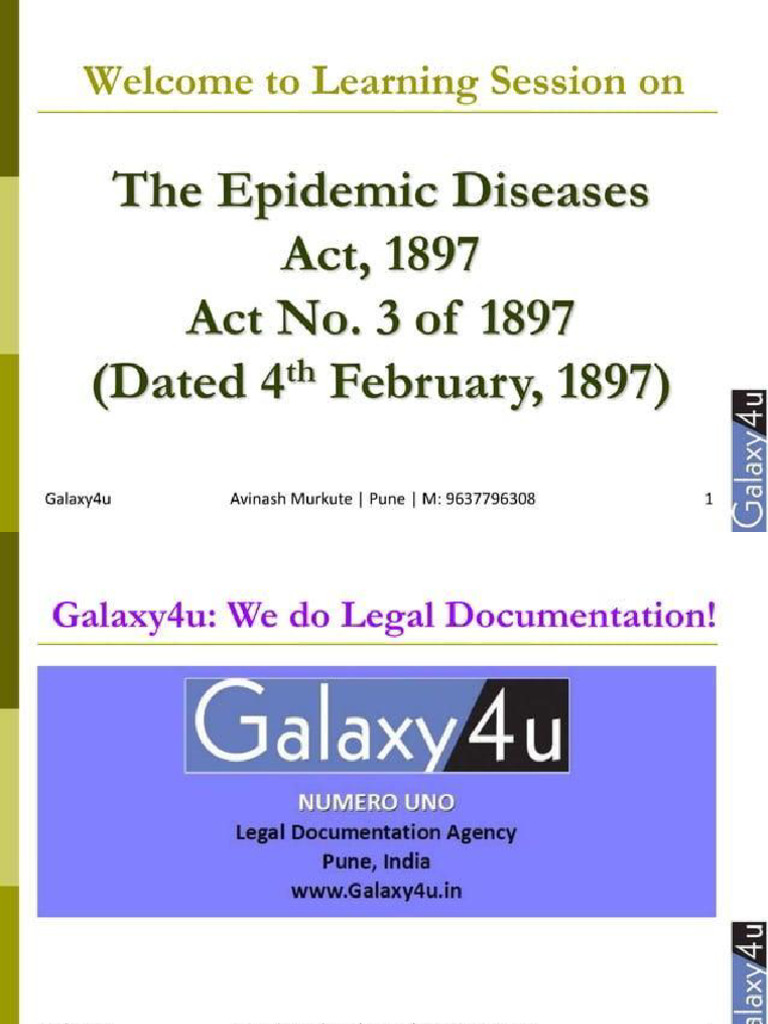 The Epidemic Diseases | PDF