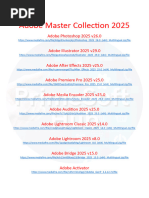 Adobe Master Collection 2024 Links | PDF