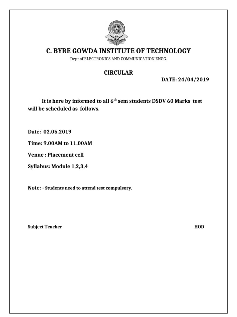 60 Marks Test | PDF