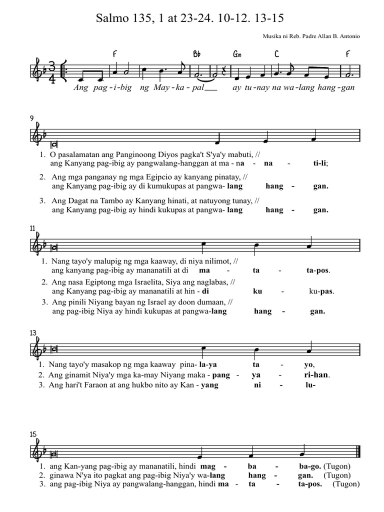 Psalm For PCNE XI | PDF