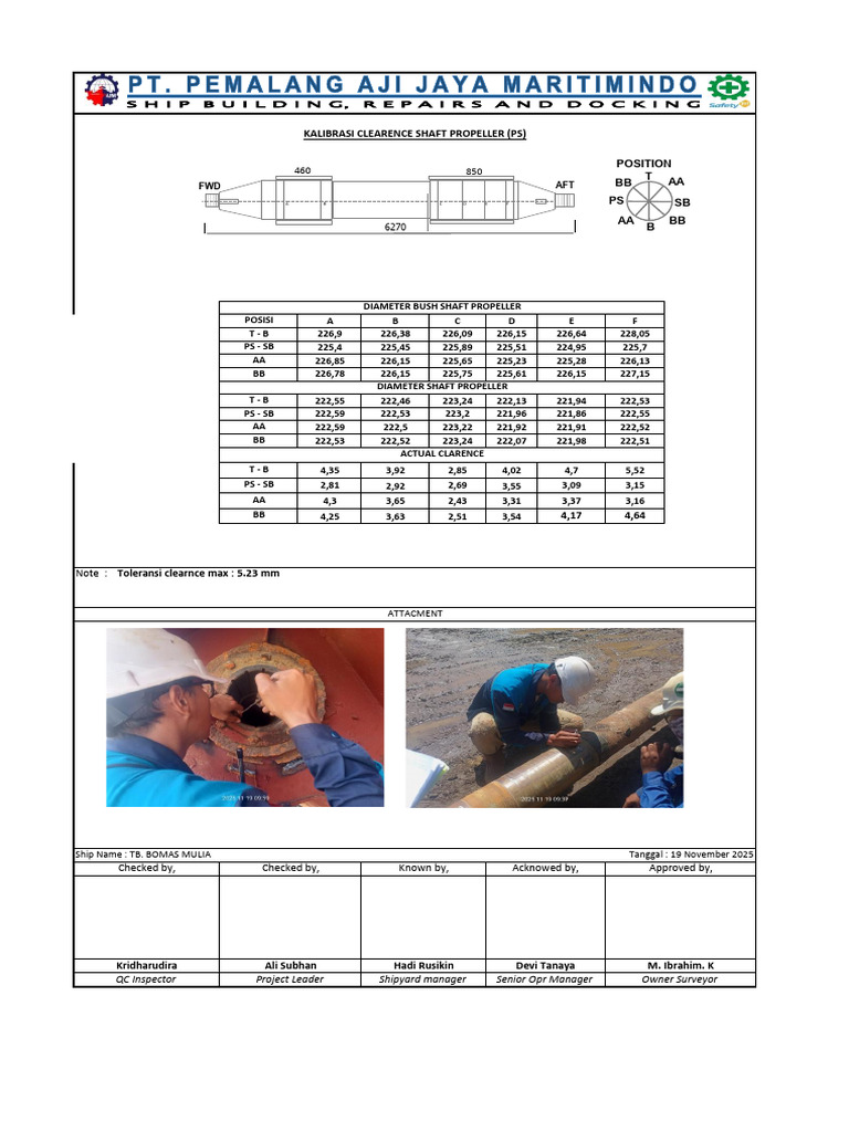 Clearance Shaft Propeller | PDF