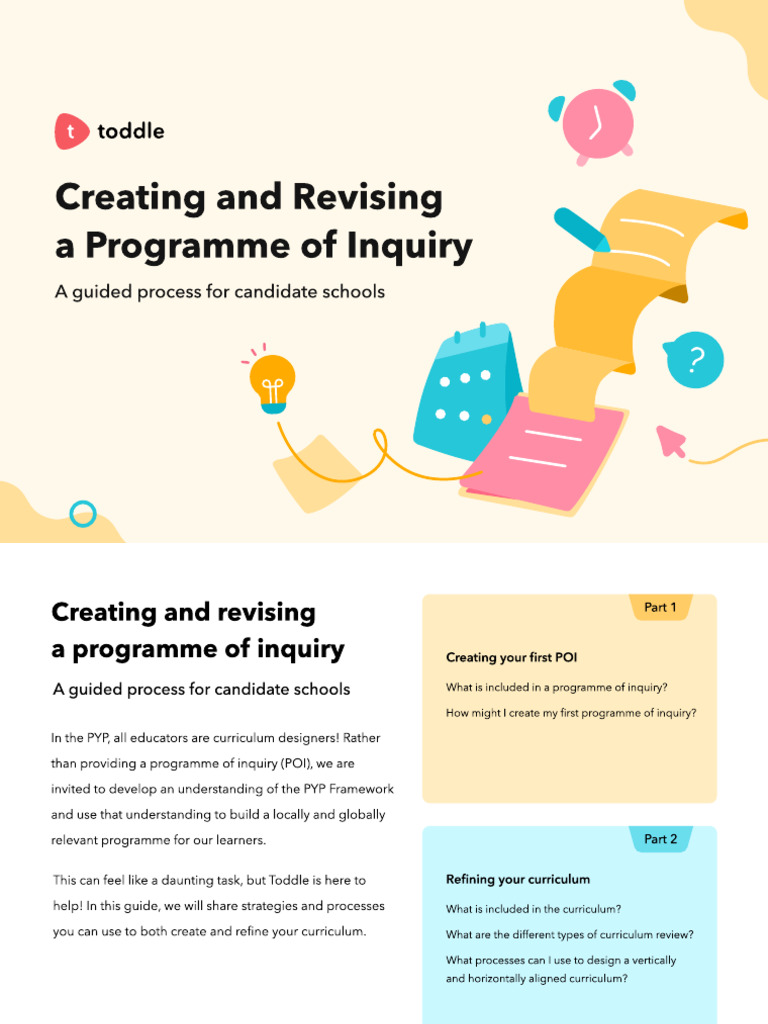 Updated PYP Planning Your POI | PDF | Curriculum | Science