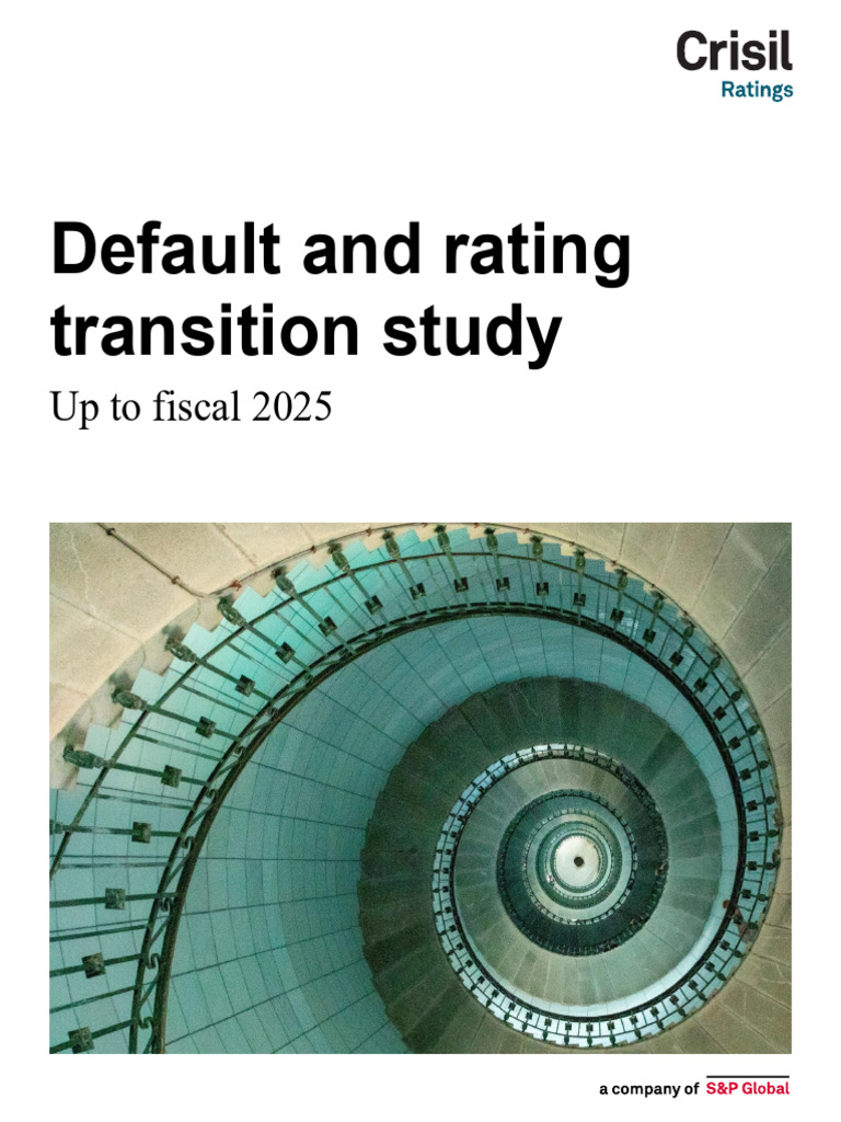 Crisil Ratings Default and Transition Study | PDF | Bond Credit Rating ...