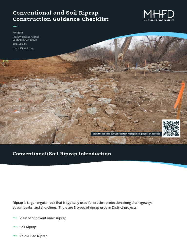 Conventional and Soil Riprap | PDF | Soil | Topsoil