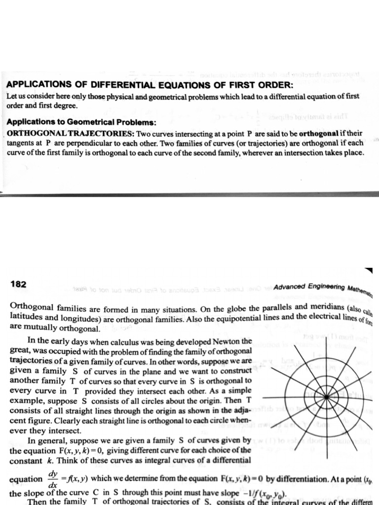 Orthogonal Trajectories | PDF