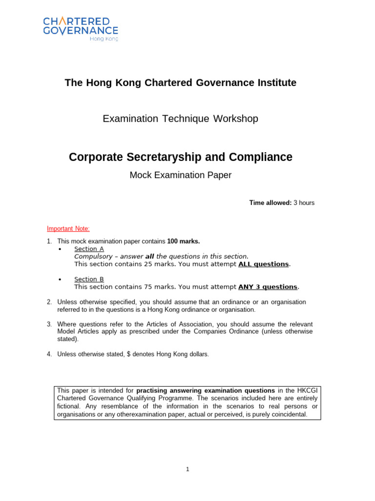 ETW CSC Mock Question Paper September 2024 | PDF | Dividend | Corporations
