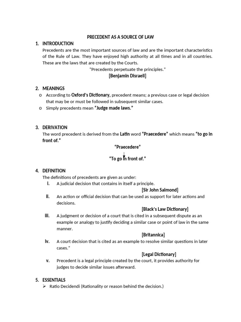 Understanding Legal Precedents and Their Impact | PDF | Precedent | Justice