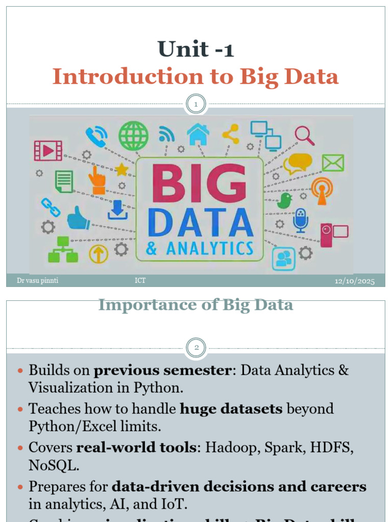 Introduction to Big Data Concepts | PDF | Big Data | Data
