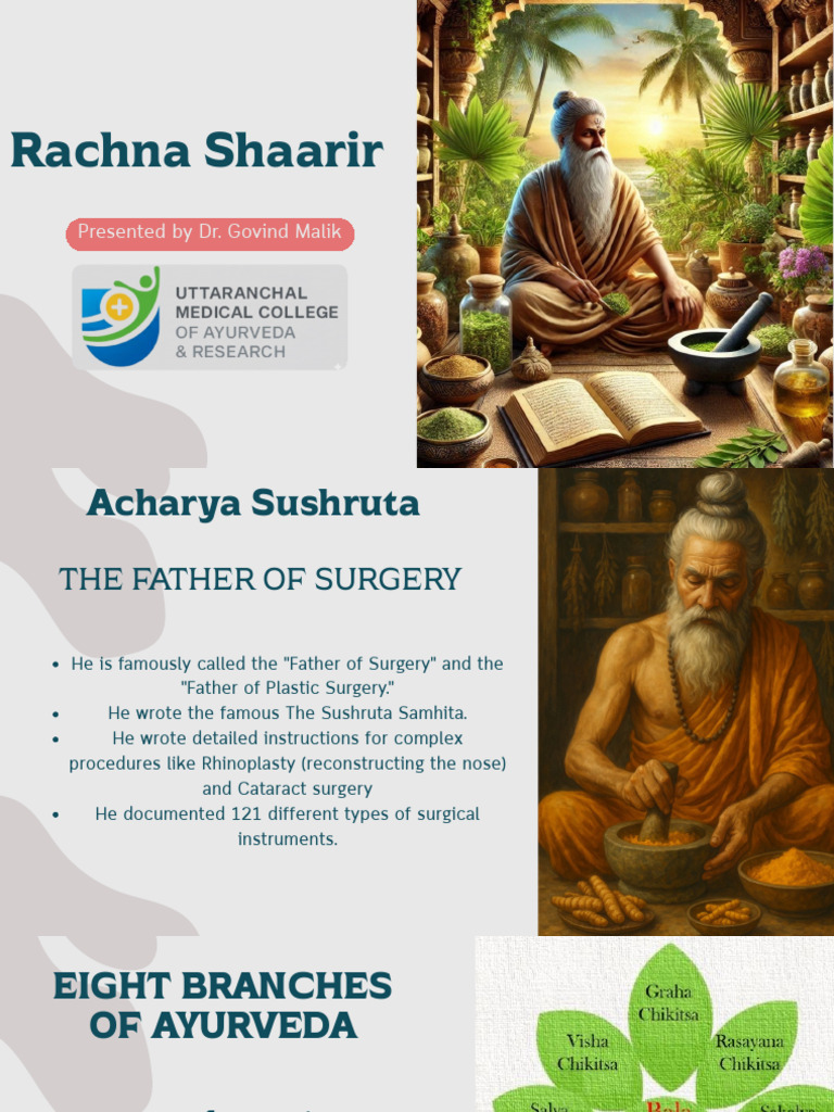 Foundations of Ayurveda and Surgery | PDF | Ayurveda | Surgery