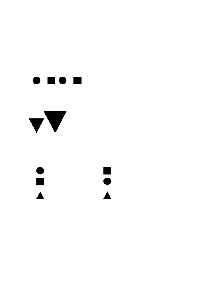 Pattern Seriation Worksheet 4yrold BW | PDF