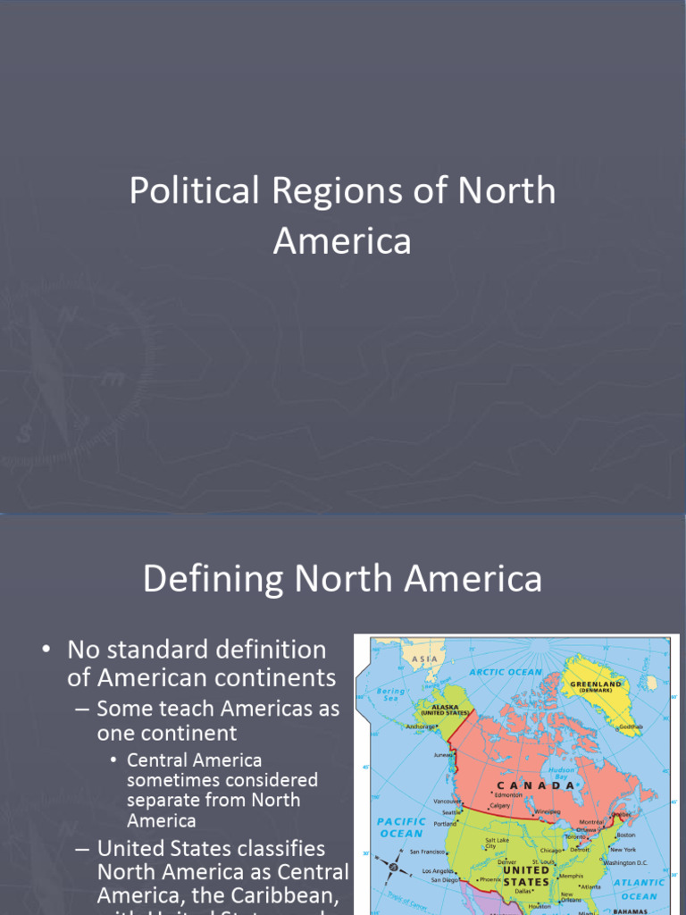 Political Regions of North America | PDF | North America | Americas