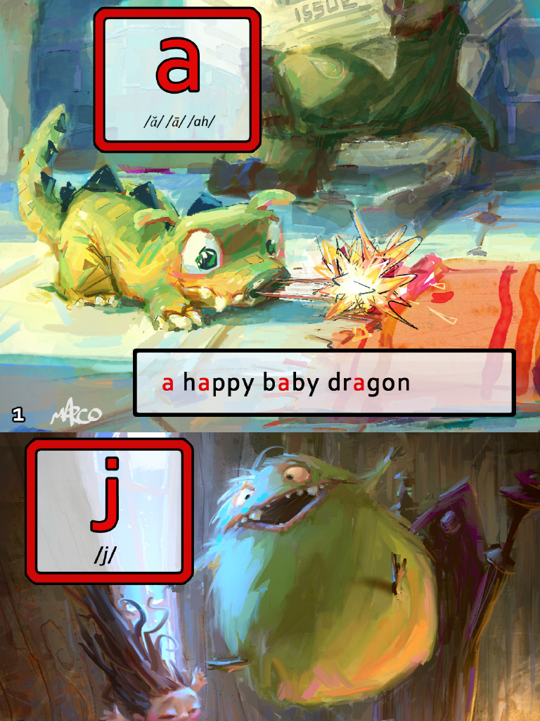 SampleSetUniquePhonogramFlashCardsbyProfessionalDisneyIllustrator-1 2 | PDF