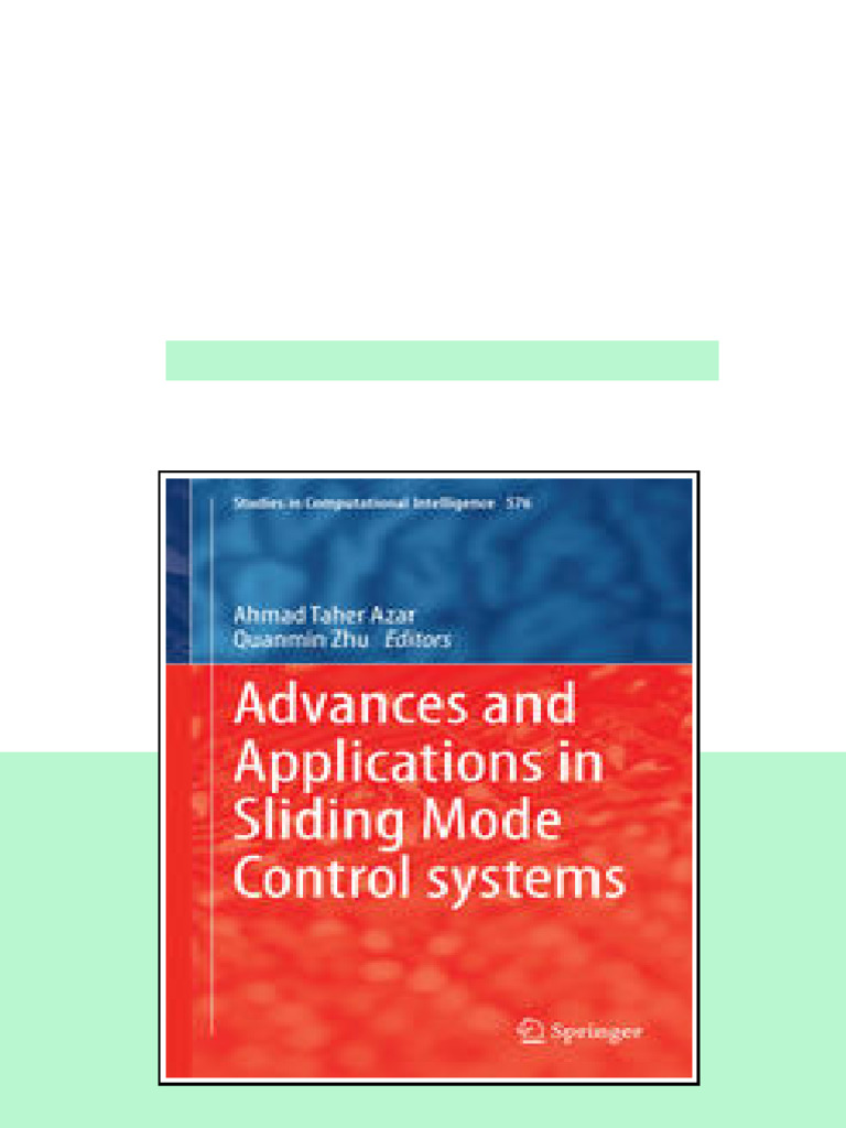 Advances and Applications in Sliding Mode Control Systems 1st Edition ...